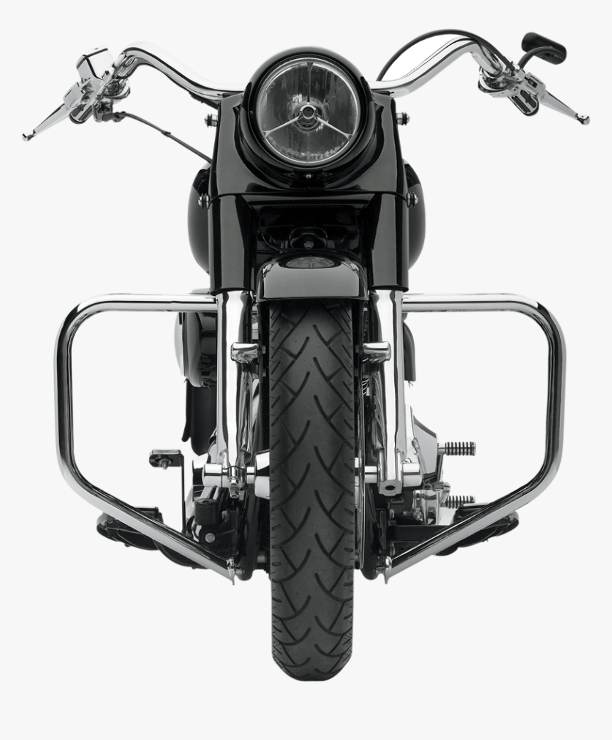 Harley Motorcycle Rider Front View