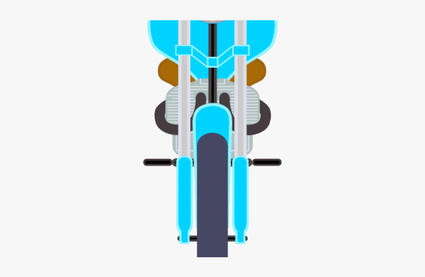 Motorcycle Front Cliparts - Front Facing Bike Clipart, HD Png Download ...