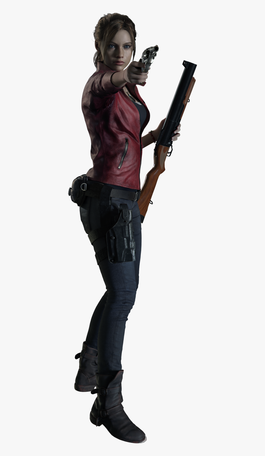 Resident Evil 2 Claire Transparent, HD Png Download , Transparent Png ...