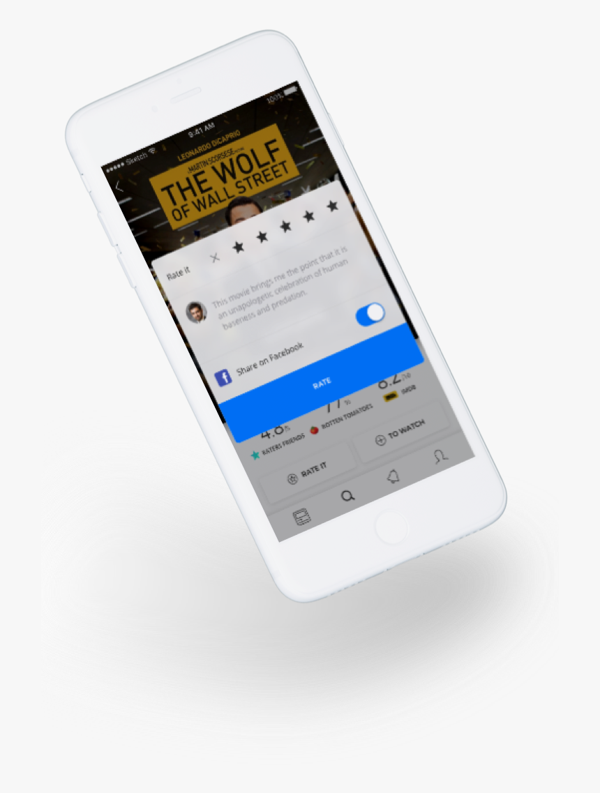Movie Review Rating Screen - Smartphone, HD Png Download , Transparent ...