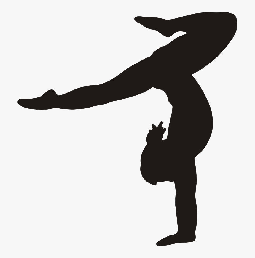 Gymnastics Clipart Black And White