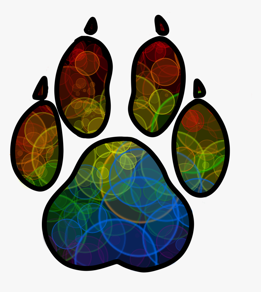 Transparent Wolf Paw Print Png - Illustration, Png Download ...