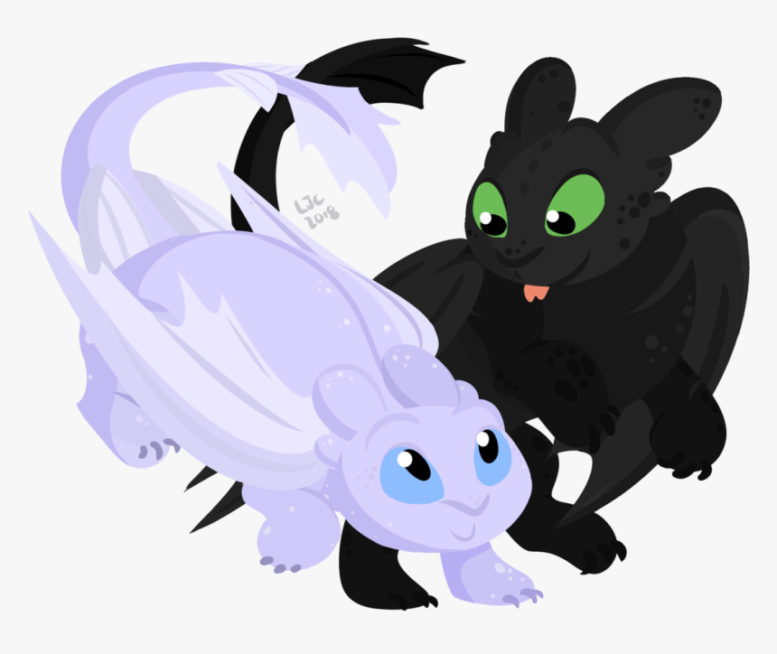 Toothless Has A Girlfriend - Png Cartoon Toothless, Transparent Png ...