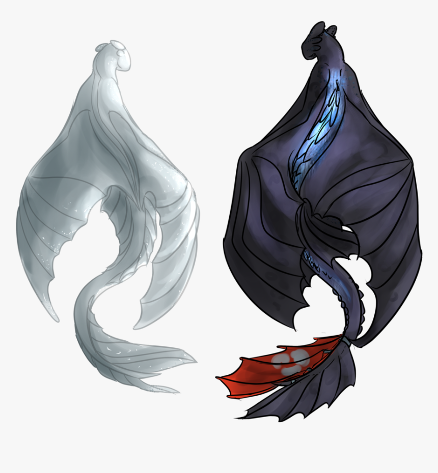 Toothless And Girlfriend Sketch, Trying To Explore - Illustration, HD ...