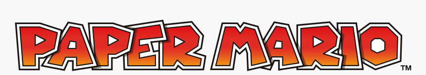 Paper Mario Logo Transparent, HD Png Download , Transparent Png Image ...