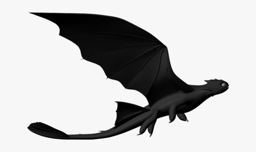 Dragonside - Train Your Dragon Toothless Side View, HD Png Download ...