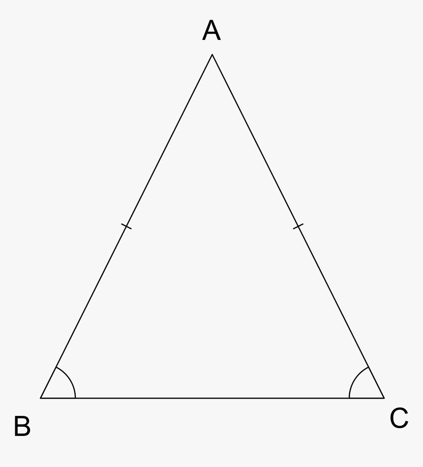 Triangulo Isósceles Teorema - Triangle, HD Png Download , Transparent ...