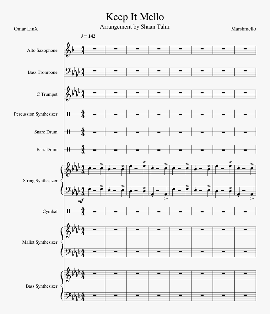 Keep It Mello Sheet Music Composed By Marshmello - Everlasting Love ...