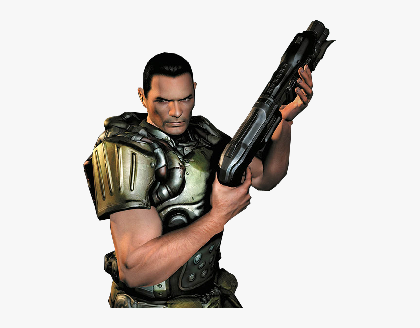 Doomguy 3 Rende - Doom 3 Doom Marine, HD Png Download , Transparent Png ...
