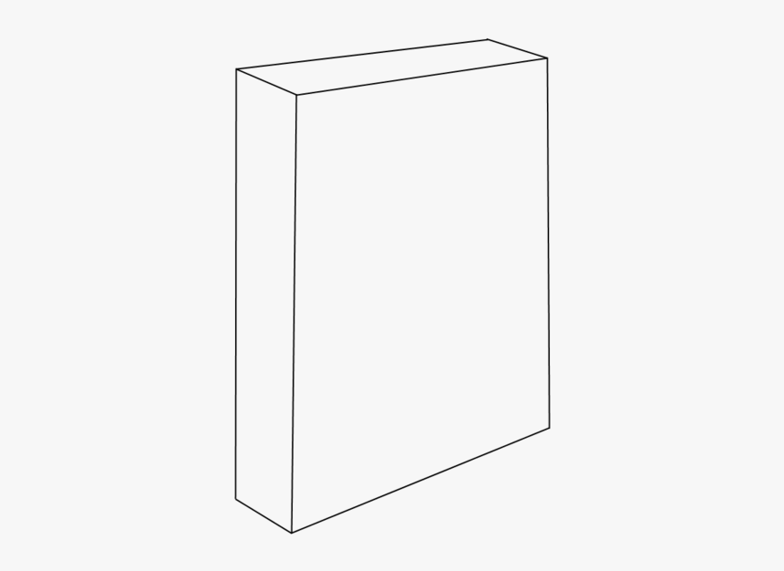 Blank Cereal Box Clipart