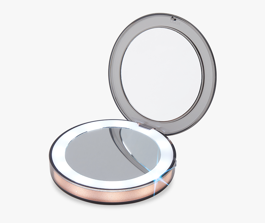 E - Led Mini Portable Makeup Mirror, HD Png Download , Transparent Png ...
