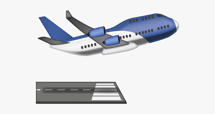 Airplane Taking Off Emoji, HD Png Download , Transparent Png Image ...