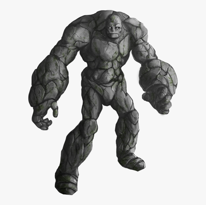 Stone Golem Png - Concept Art Stone Golem, Transparent Png ...