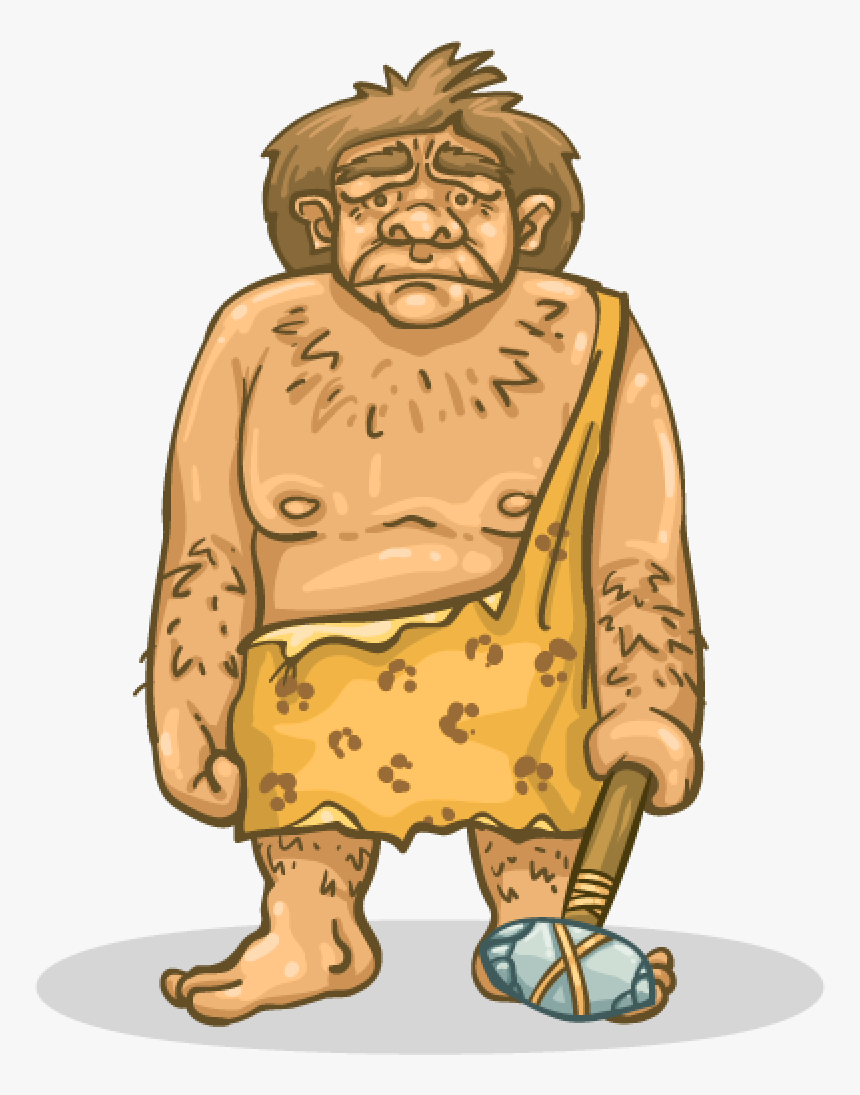 Caveman , Png Download - Illustration, Transparent Png , Transparent ...