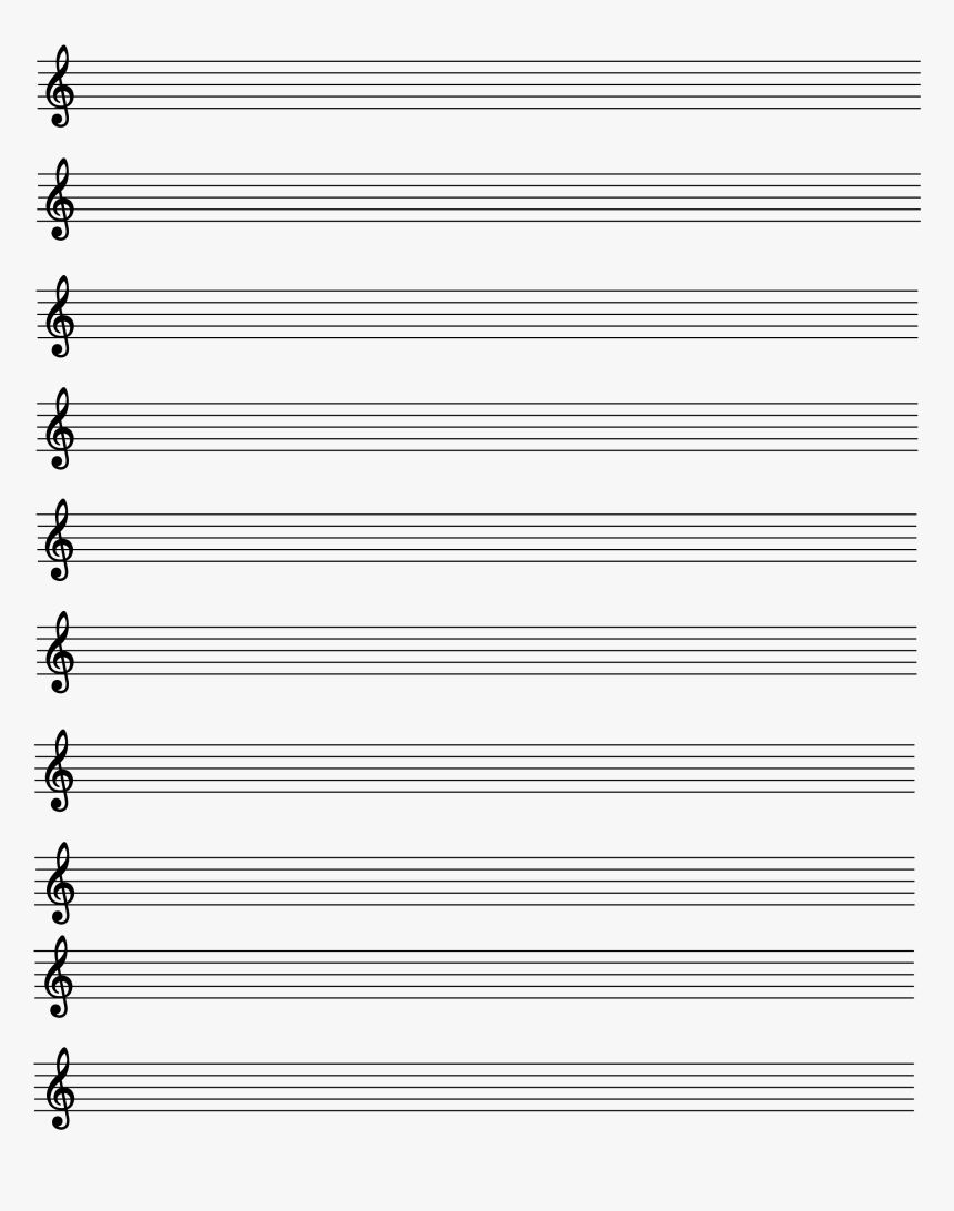 Blank Musical Notes Paper Main Image - Paper Product, HD Png Download ...