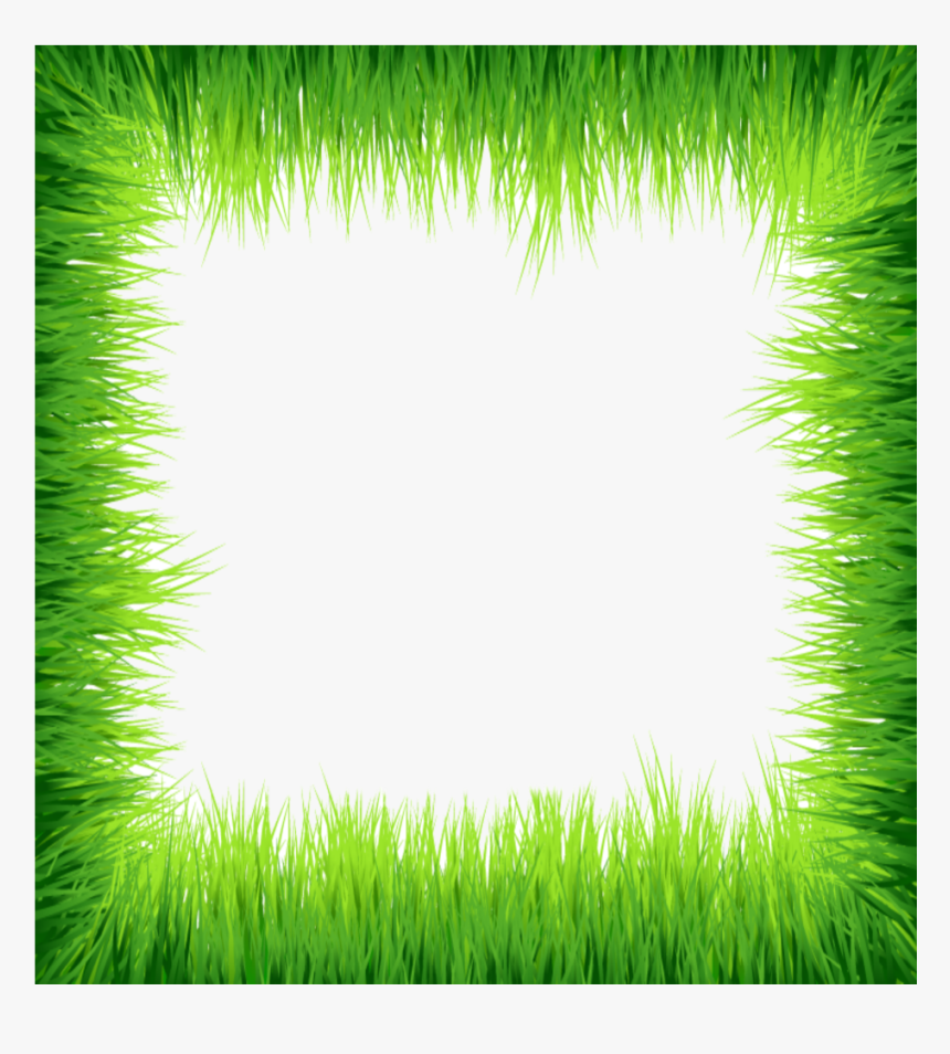 #mq #green #grass #frame #frames #border #borders - Grass, HD Png ...