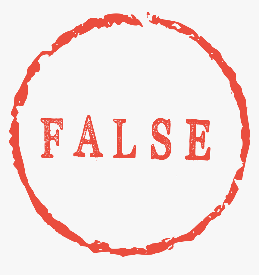 False Png - Transparent True Or False, Png Download , Transparent Png ...