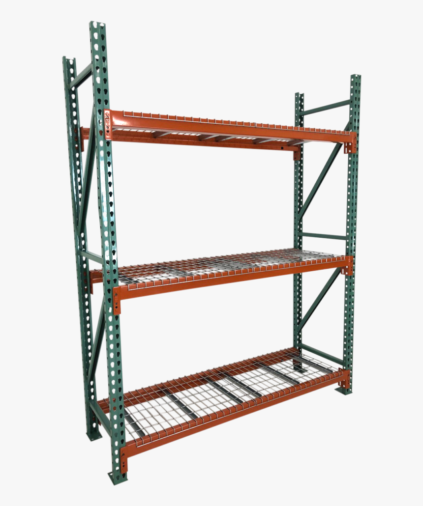 New Pallet Rack Section - Shelf, HD Png Download , Transparent Png ...