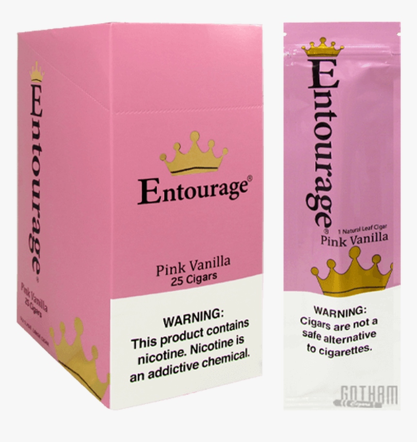 Entourage Pink Vanilla - Carton, HD Png Download , Transparent Png ...