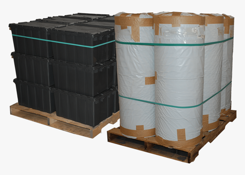 Tote Pallet Bands Fit Odd Shaped Loads - Rubber Pallet Bands, HD Png ...