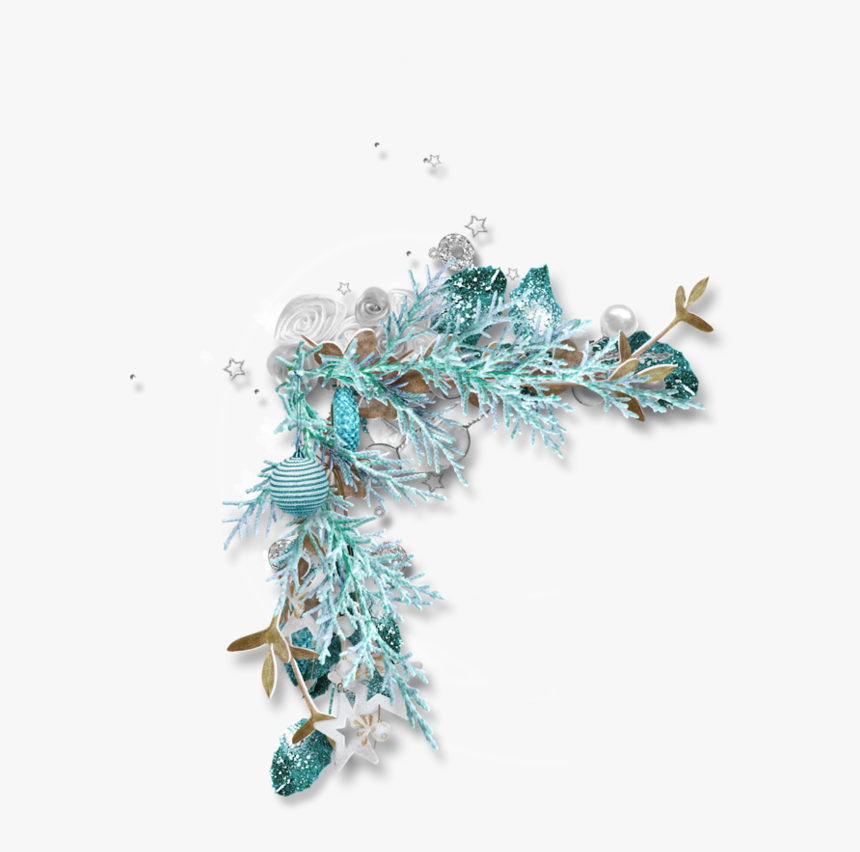 Winter Corner Border Winter Floral Corner High Res Vector Graphic