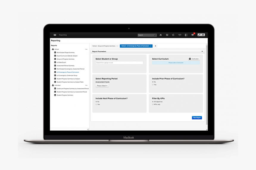 Laptop Mockup Reporting - Blackline Task Management, HD Png Download ...