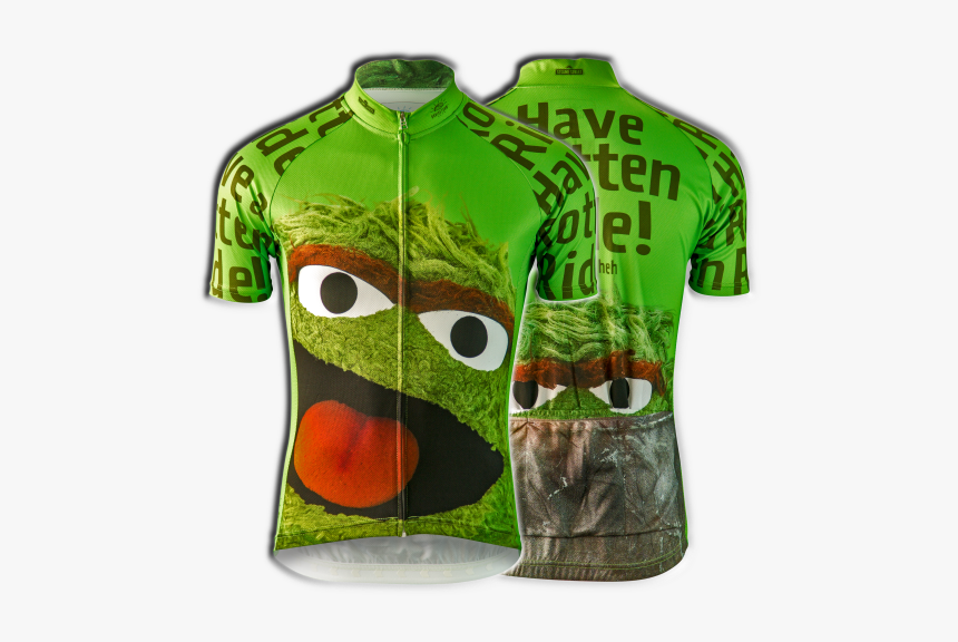 Oscar The Grouch Cycling Jersey - Have A Rotten Ride, HD Png Download ...