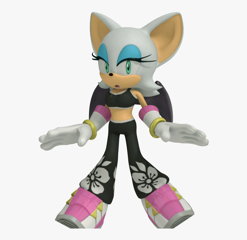 Sonic Free Riders Surprised - Sonic Free Riders Rouge, HD Png Download ...