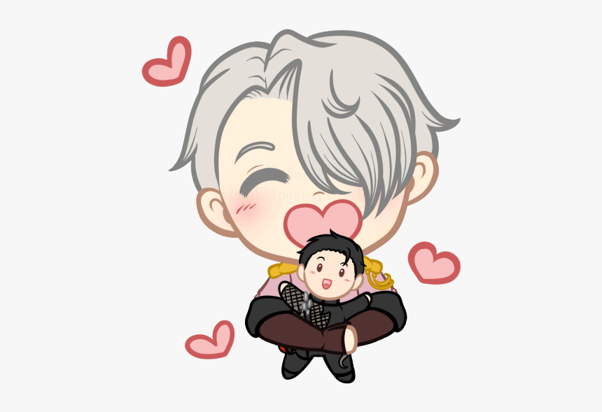 Yuri X Victor Cute, HD Png Download , Transparent Png Image - PNGitem