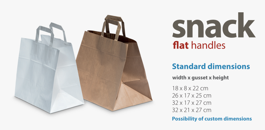 Standard Paper Bag Sizes In Cm, HD Png Download , Transparent Png Image ...