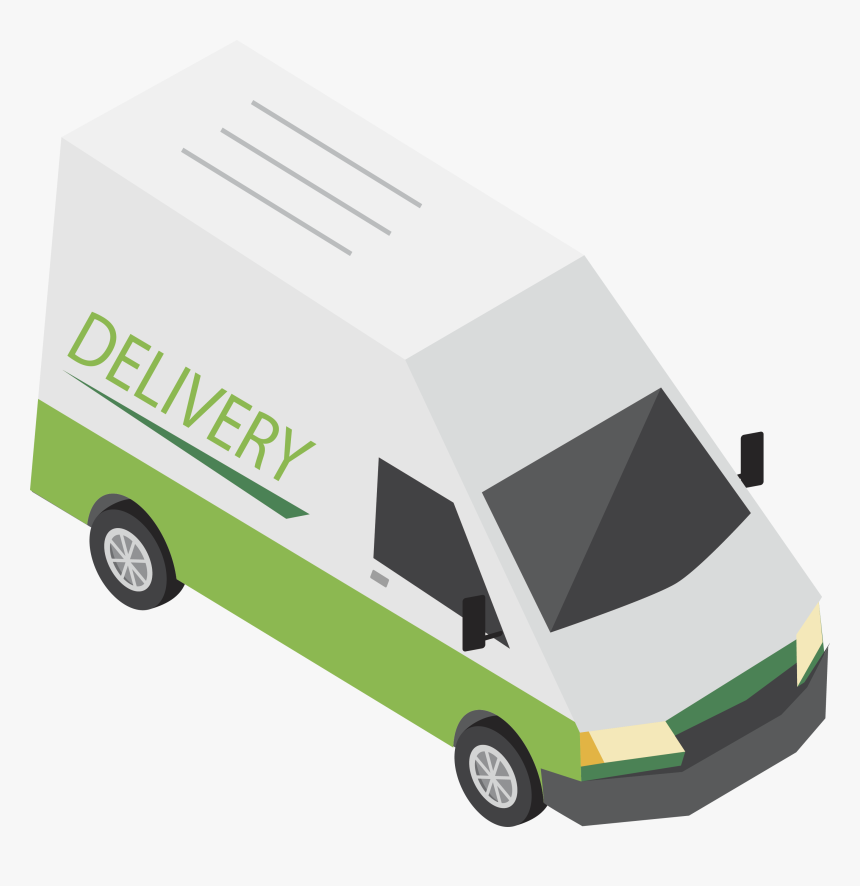 Green Delivery Car Png, Transparent Png , Transparent Png Image - PNGitem