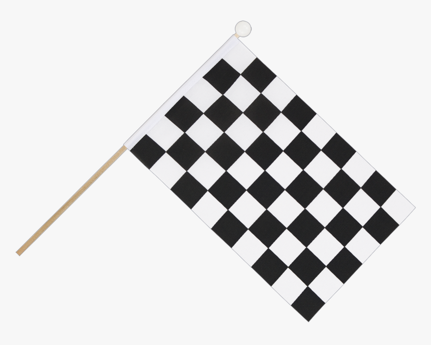 Racing Flags Checkerboard Road - Flag Man In Racing, HD Png Download ...