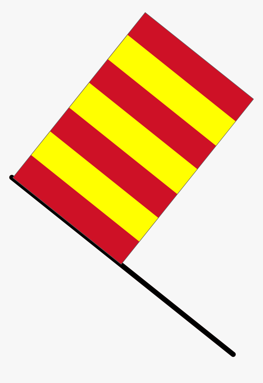 This Free Icons Png Design Of Yellow/red Stripped Flag - Yellow And Red ...