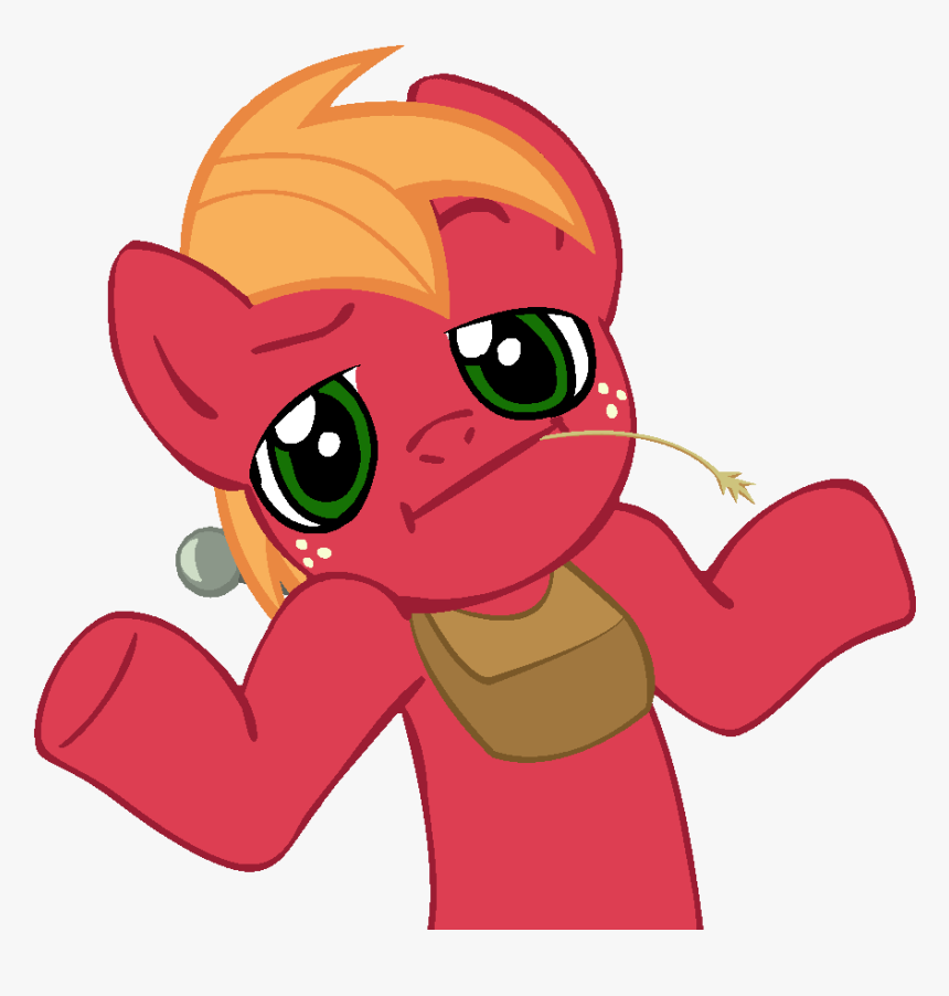 Shrugpony Big Mac By Moongazeponies-d3cv - Shrug Pony, HD Png Download ...