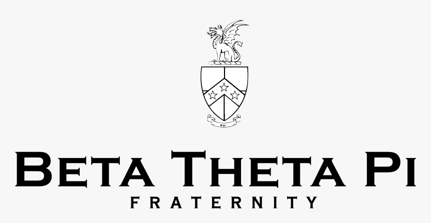 Transparent Pi Symbol Png - Beta Theta Pi Crest Black And White, Png ...
