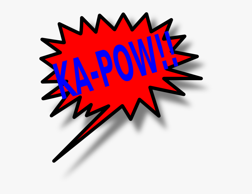 Kapow Svg Clip Arts - Png Comic Bubbles Pink, Transparent Png ...