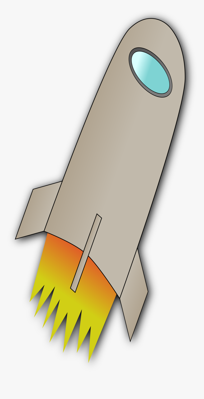 Space Rocket Whit Fire Clip Arts - Rocket, HD Png Download ...