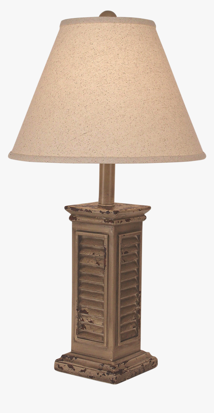 Aged Cottage Shutter Table Lamp - Lampshade, HD Png Download ...