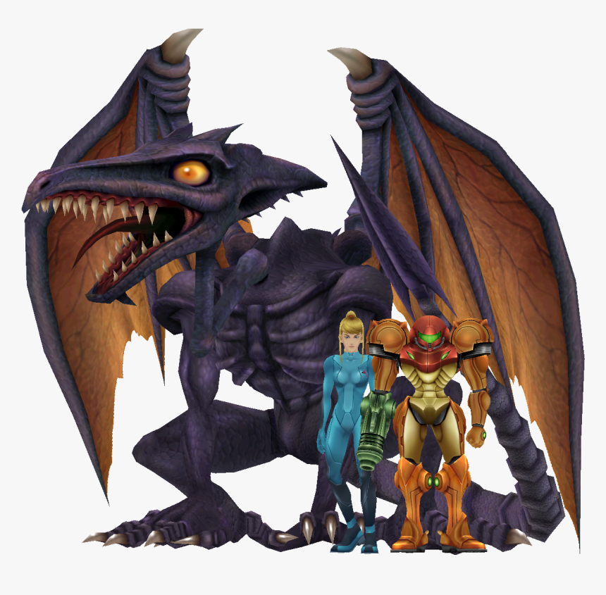 Super Smash Bros - Samus And Ridley Size, HD Png Download , Transparent ...