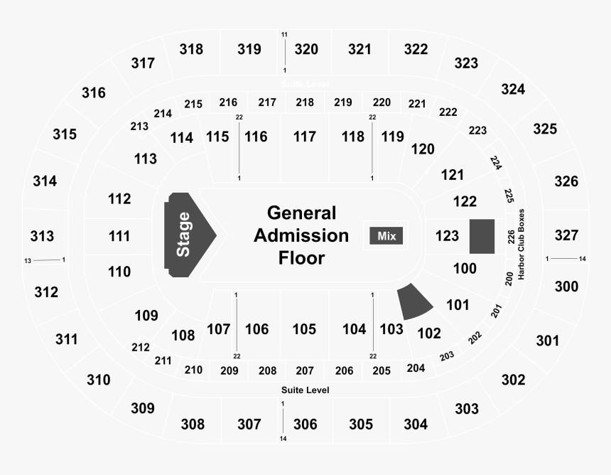 Row 11 Section 101 Keybank Center, HD Png Download , Transparent Png ...