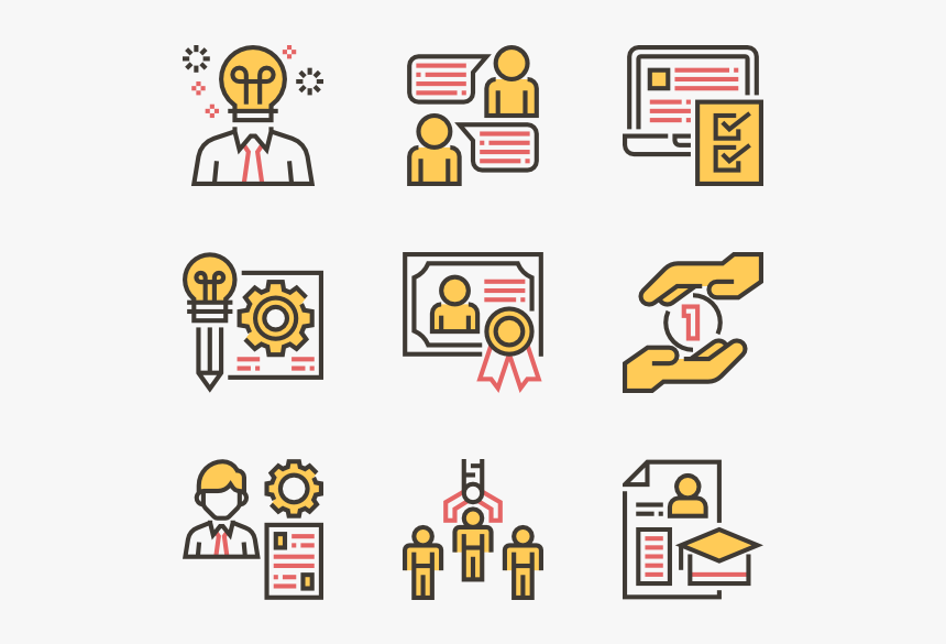 Curriculum Icons Free Vector - Stem Flat Icons, HD Png Download ...