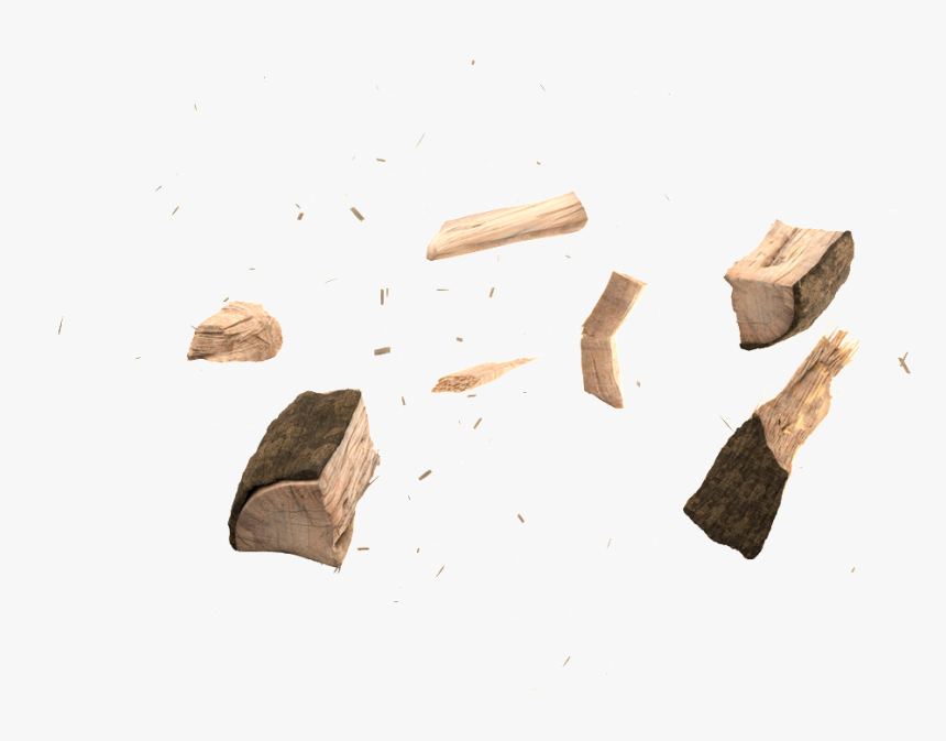 Wooden Block Bursting Cartoon Transparent - Wood Explosion Cartoon, HD ...