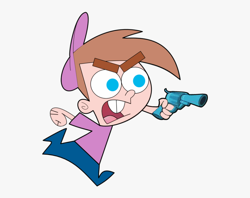 Timmy Holding Gun - Timmy Turner With A Gun, HD Png Download ...