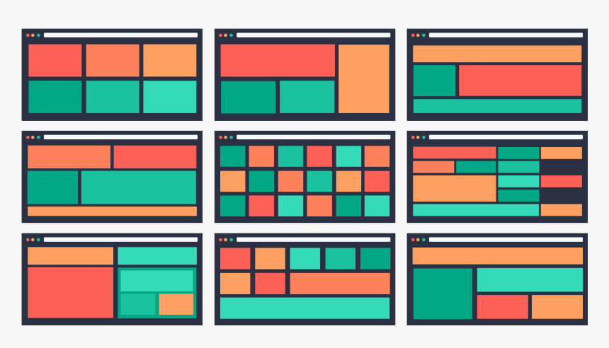 Gestaltungsraster Website, HD Png Download , Transparent Png Image ...