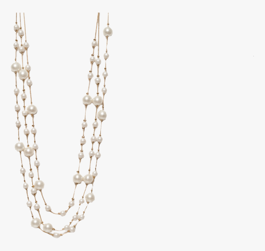 Multi Layer Pearl Necklace - Necklace, HD Png Download , Transparent ...