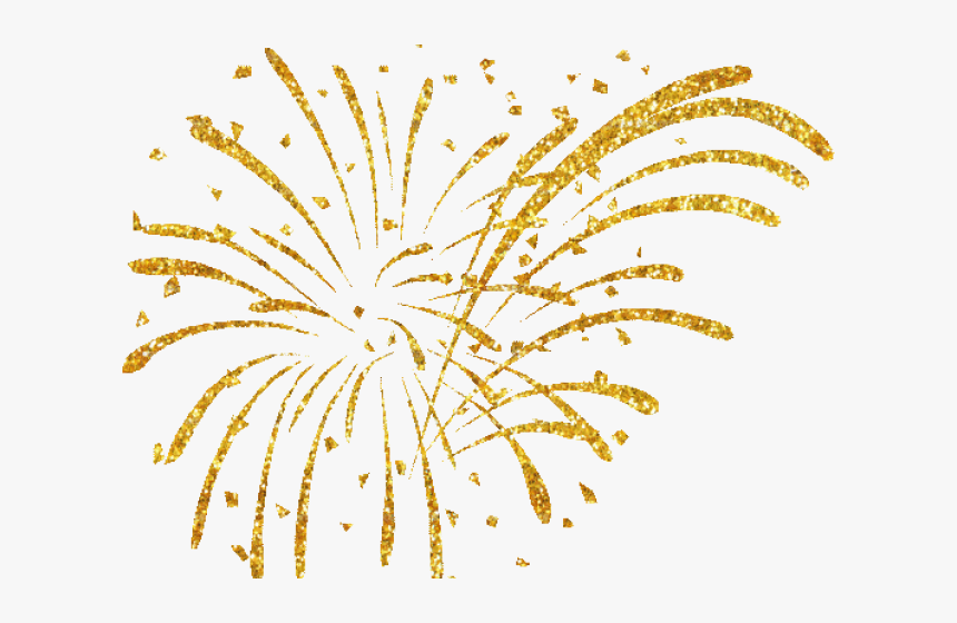 Fireworks Clipart Gold - Gold Fireworks Png, Transparent Png ...