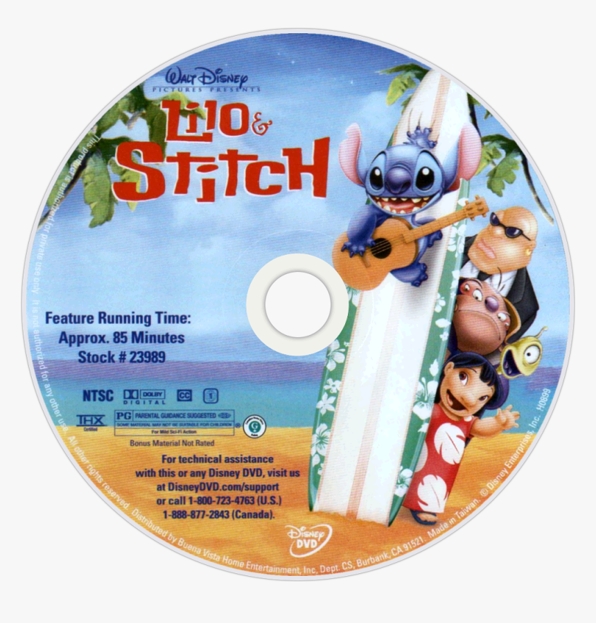 Image Id - - Lilo And Stitch Disc, HD Png Download , Transparent Png ...