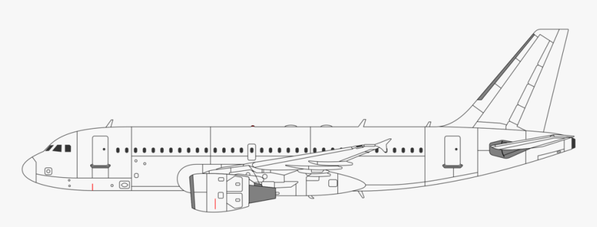 Airbus,line Art,line - Airbus Vector Free Png, Transparent Png ...