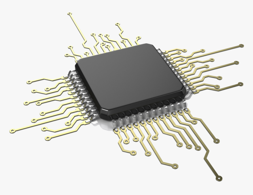 Slide Img - Microchip White Background, HD Png Download , Transparent ...