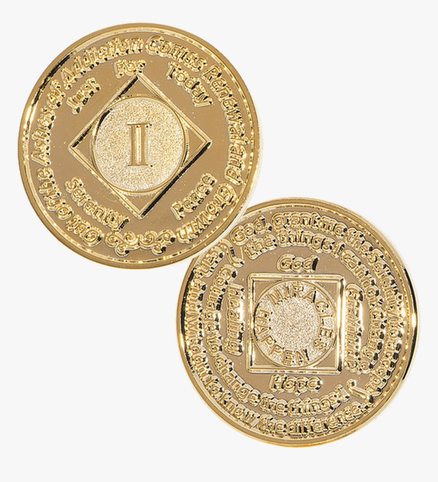 Na Medallion 24k Gold Plated Anniversary Coin Narcotics - Coin, HD Png ...
